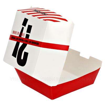 China Customized Biodegradable Burger Box - Food Grade Takeaway Packaging for Fast Food for sale