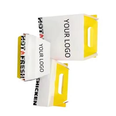 China Eco-Friendly Recyclable Burger Box Custom Logo Fast Food Paper Packaging Stylish Design for sale