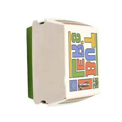 China Customized Burger Box Disposable Fast Food Eco-friendly Paper Packaging Box for sale