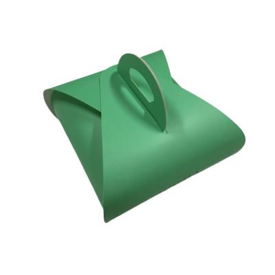 China Paper Type Paperboard Customized Logo Cake Box Foldable Cardboard Packaging for Food Catering for sale