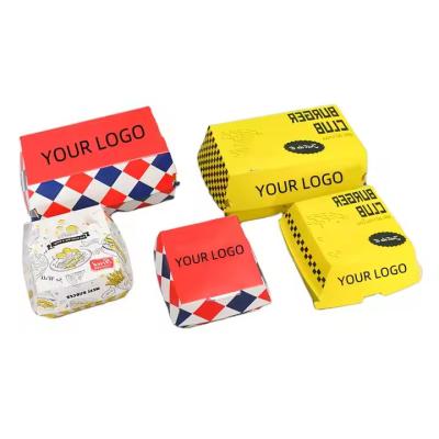 China Custom Eco-Friendly Kraft Box for Fast Food Burgers Fries and Chicken Custom Accessories for sale