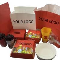 China Custom Eco-Friendly Fast Food Burger Box for Takeaway with Matt Lamination Printing Handling and Customer's Logo for sale