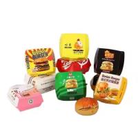 China Corrugated/Kraft Paper Burger Box Sustainable Choice for Fast Food Takeaway Packaging for sale