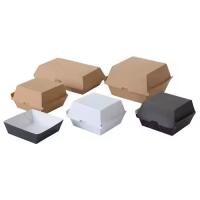 China Custom Corrugated Cardboard Hamburger Box  Food Grade Packaging with Logo for sale