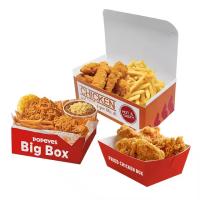 China Custom Biodegradable Fried Chicken Boxes with Logo - Eco-Friendly Takeaway Containers for Fast Food for sale