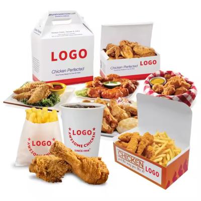 China Custom Portable Fried Chicken Boxes - Food Grade Eco-Friendly Takeaway Containers for sale
