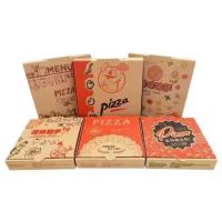 China Food-Grade Recyclable Pizza Boxes Custom Logo OEM Accepted for sale