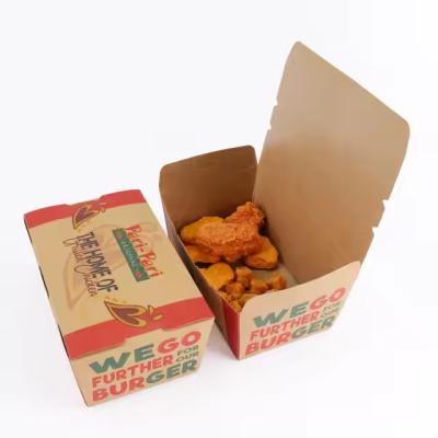 China Wholesale Custom Paper Fried Chicken Boxes - Food - Grade Fast Food Packaging for sale