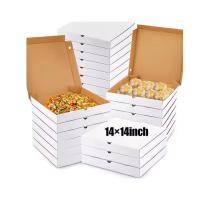 China Paper Cardboard Packaging Customized Size Pizza Boxes with Logo in Rigid Boxes for sale