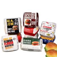 China Recyclable Biodegradable Clamshell Burger Boxes Eco-Friendly Bagasse Fast Food Containers for Customized Shapes for sale