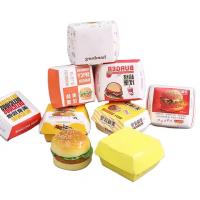 China Low Price Customized Biodegradable Clam Shell Boxes for Fast Food Burger Takeaway for sale