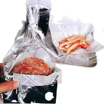 China Custom Printed Disposable Paper Boxes for Burger and Chicken Takeaway for sale