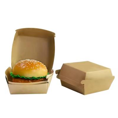 China Good Quality Custom Wholesale Corrugated Cardboard Burger Boxes Full Color Print  Logo Included for sale