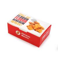 China Wholesale Customized Hamburger Packaging Box Printing Disposable Biodegradable Kraft Paper for sale