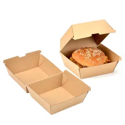 China Eco-Friendly Customized Burger Box Recyclable Corrugated Leather for Nuts Kernels for sale