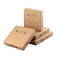 China Fast Food Grade Corrugated Pizza Box Customized Size and Eco-Friendly for Custom Order for sale