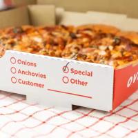 China Eco-Friendly Customized Pizza Boxes for Fast Food Delivery and Restaurant Takeout for sale