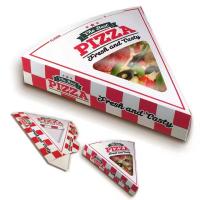 China Eco-friendly Natural Healthy Custom Kraft Paper Pizza Packaging Box for Pizza Slices Sample for sale