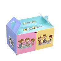 China CANDY Logo Printing Biodegradable Fried Chicken Box in Cutomized Sizes for Fast Food for sale