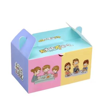 China CANDY Logo Printing Biodegradable Fried Chicken Box in Cutomized Sizes for Fast Food for sale