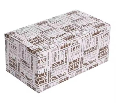 China Customized Disposable Paper Takeaway Fast Food Packaging Box for Burger and Fried Chicken Food Container for sale