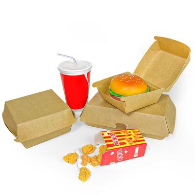 China Personalized Design Burger Box Wholesale Customization Foldable Burger Box for sale
