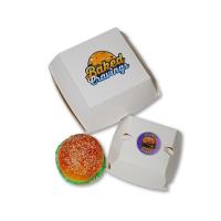 China Customized hamburger box eco-friendly and recyclable disposable fast food takeaway box for sale