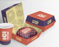 China Wholesale customized printing eco-friendly and recyclable hamburger boxes for sale