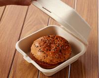 China Eco-friendly Biodegradable Burger Box Wholesale Custom Sugarcane Clam Box Fast Food Takeaway Box for sale