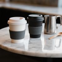 China Customized logo eco-friendly biodegradable disposable takeaway hot drink paper coffee cup for sale