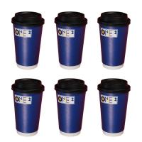 China Wholesale customized logo disposable paper cup eco-friendly and biodegradable double-layer hot drink coffee cup for sale