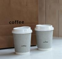 China Customized logo eco-friendly disposable takeaway hot drink paper coffee cup for sale