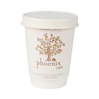 China Wholesale customized logo of coffee shop eco-friendly water-based coating hot drinks disposable coffee paper cups for sale