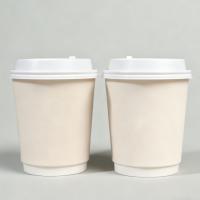 China 8oz 10oz 16oz 18oz 20oz disposable paper cup custom printed logo single and double-layer coffee paper cup for sale