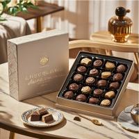 China Luxury Custom Recyclable Biodegradable Chocolate Packaging Box with Custom Logo Printing and Oblong Shape for sale