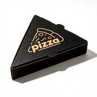 China Customized Printing Logo Eco-Friendly Triangle Corrugated Pizza Box for Food Takeaway for sale