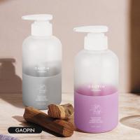 China 400ml Pet Plastic Bottle Custom Skincare Packaging Body Wash Lotion Pump Bottle for sale