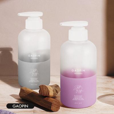 China 400ml Pet Plastic Bottle Custom Skincare Packaging Body Wash Lotion Pump Bottle for sale