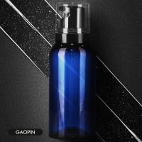 China Luxury Shampoo And Conditioner Bottle 130ml Blue PCR Body Lotion Packaging for sale