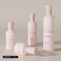 China PET Material Shower Gel Bottles and Plastic Shampoo Bottles with Customizable Colors in 100/200/300/400ml Sizes for sale