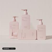 China Pink 200/450ml HDPE Essence Lotion Bottles - Customizable Plastic Shampoo Bottles for Personal Care for sale