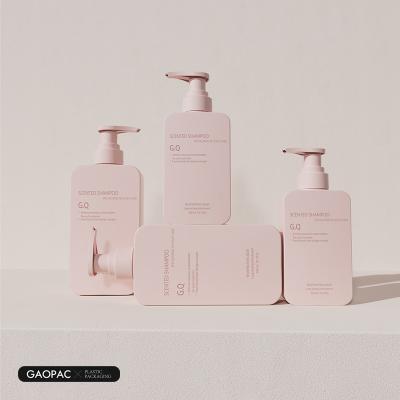 China Pink 200/450ml HDPE Essence Lotion Bottles - Customizable Plastic Shampoo Bottles for Personal Care for sale