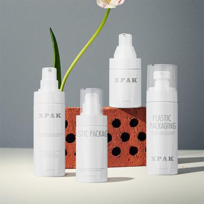 China Multifunctional Cosmetic Plastic Bottle with Lotion Pump in Matte or Shiny Finish Customizable Color and 50/80/100ml Capacity for sale
