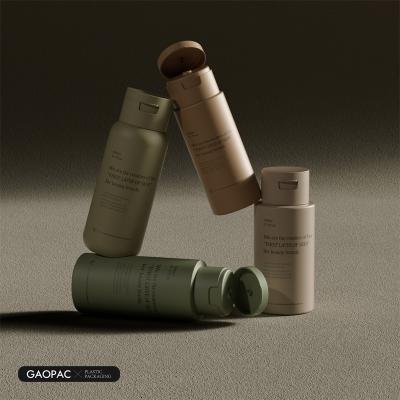 China 250/300/350ml HDPE Skincare Lotion Bottle Custom Shampoo and Conditioner Squeeze Bottle for sale