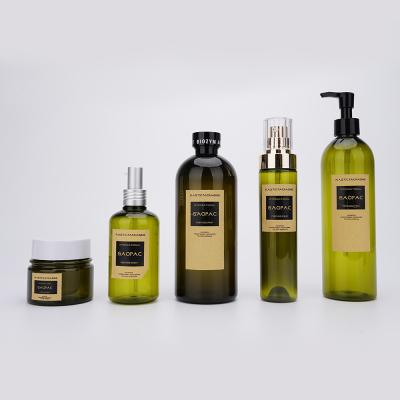 China Manufacturers Jar And Bottle And Facial Skin Care Packaging Cosmetic Plastic Bottles for sale