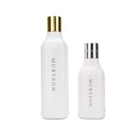 China SGS White Plastic Screw Cap Bottle 200ml 300ml For Shampoo for sale