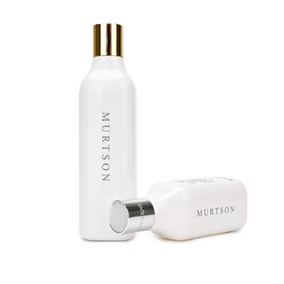 China 200ml 300ml Hair Shampoo Bottle , White Disc Top Cap Bottle for sale