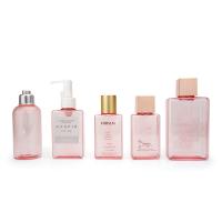 China Flat Rectangle Shampoo Container Bottles 280ml 150ml 110ml for sale