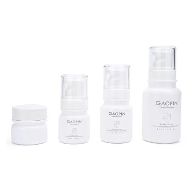 China Skincare Plastic Lotion Bottle Cosmetic Packaging Face Cream Jar 15ml 40ml for sale