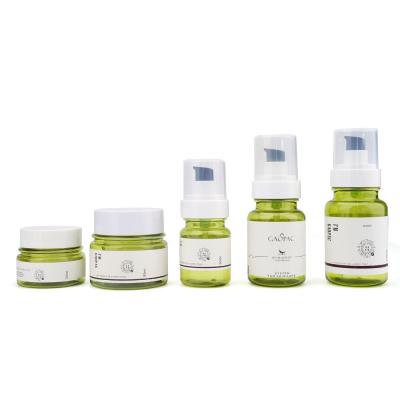 China PETG Skin Care Set Organic Plant Lotion Cream Bottle 130ml for sale